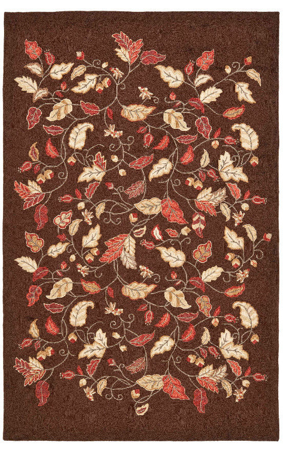 Safavieh Martha Stewart Autumn Woods Rug, Francesca Black, 9'6" x 13'6 ...
