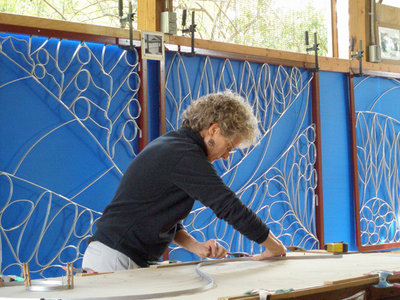 Sculptor Susan Wallace Turns Screen Doors Into Art