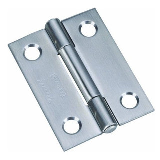 National Hardware® N348-987 Narrow Tight Pin Hinge, 2", Stainless Steel ...