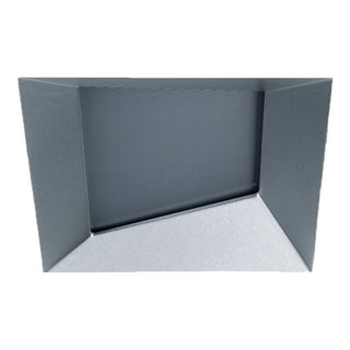 Oculux Architectural 3.5" LED Square Wall Wash Invisible Trim, Haze ...
