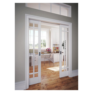 Converging Pocket Door Frame Kit with Soft-Close - Transitional - Home ...