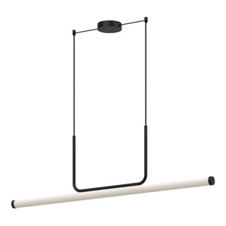 Vesper Linear Pendants Black L48-1/4" X W1-3/4" X H13-5/8", L48-1/4" x ...