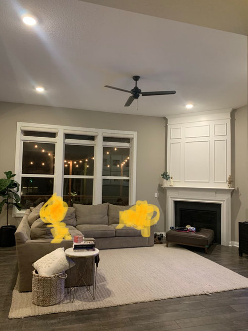 help with adding character to builder grade living room