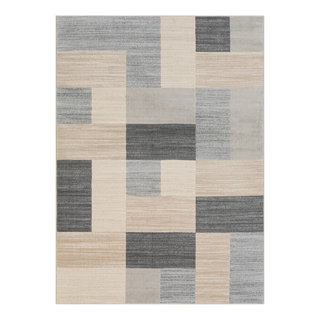 Machine Woven City Area Rug CIT-2344, 3'11"x5'7" - Contemporary - Area ...