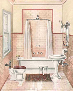 1909 Dutch Colonial Bathroom walls | Houzz Forum