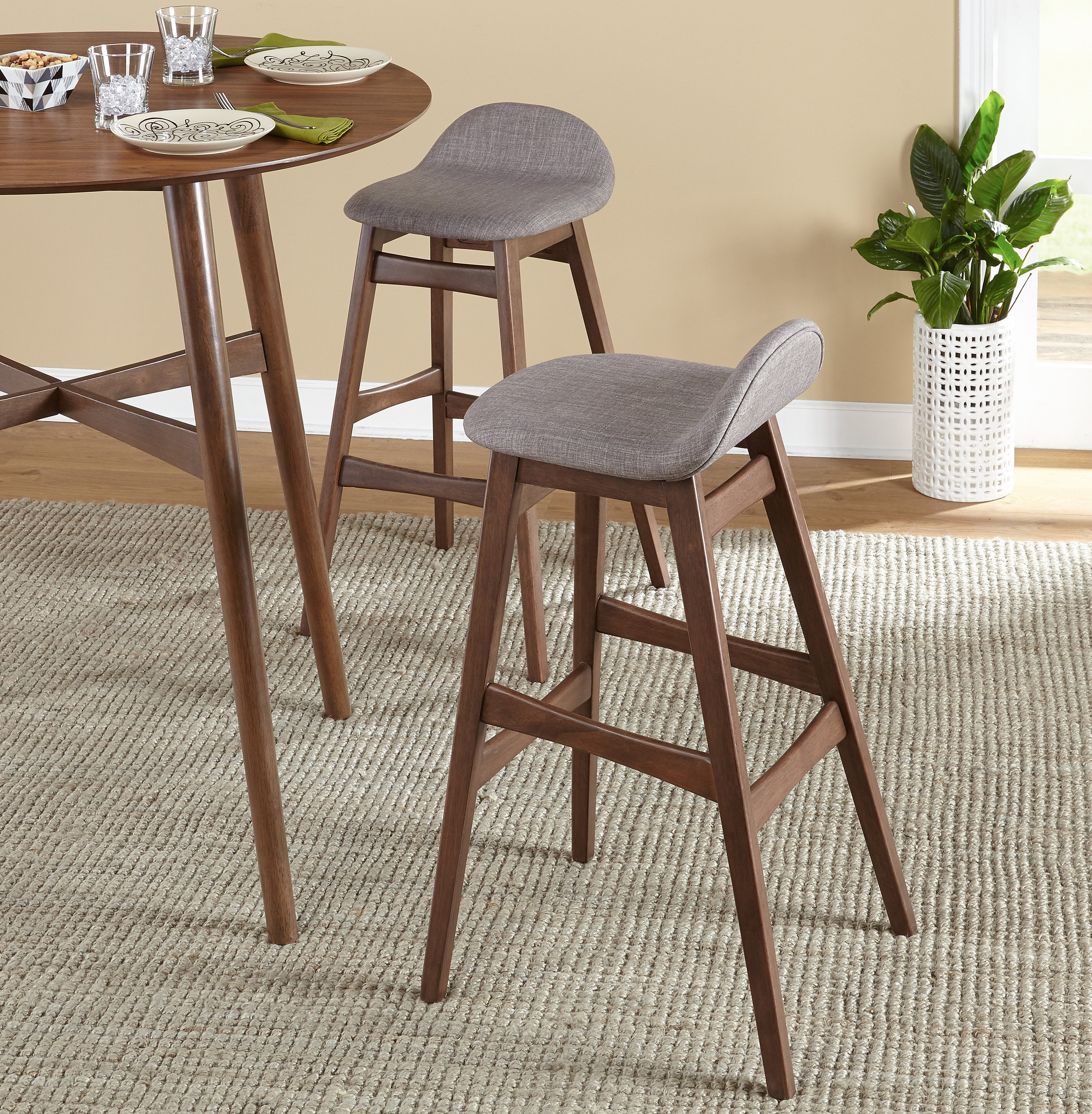 30" Axel Bar Stool - Midcentury - Bar Stools And Counter Stools - by ...