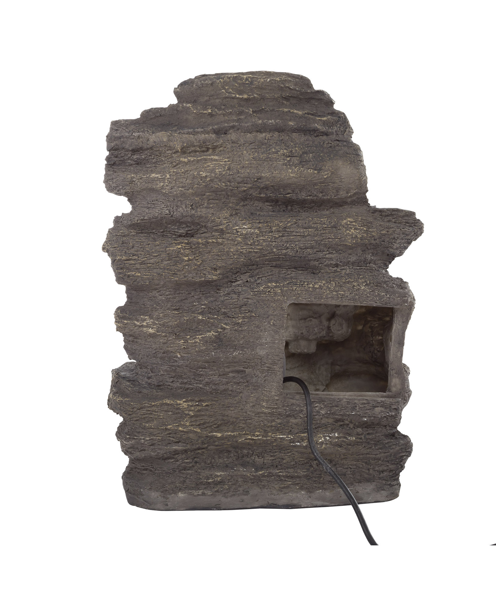 Cascade Rock Outdoor Water Fountain by Pure Garden - Rustic - Outdoor ...