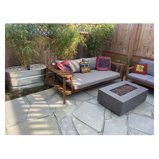 East Vancouver Patio Project - Rustic - Patio - Vancouver - by Take ...