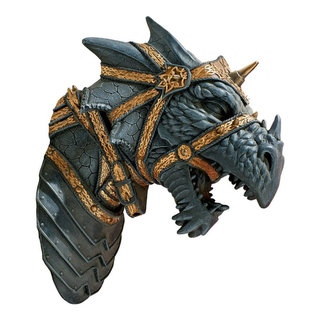 Design Toscano War Dragon Wall Statue - Contemporary - Wall Sculptures ...