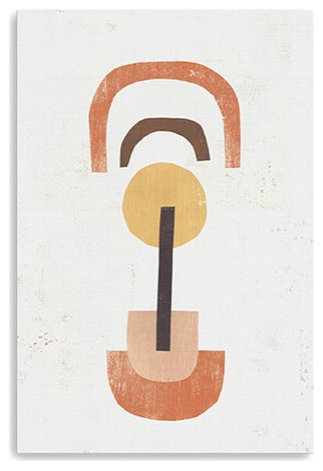 Abstract Shapes, Balance Unframed Print Wall Art - Contemporary ...