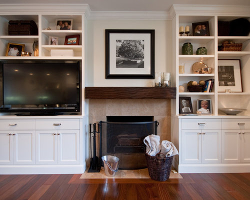 Best Recessed Fireplace Design Ideas & Remodel Pictures | Houzz