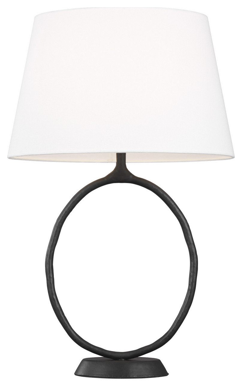 Feiss ET1001AI1 One Light Table Lamp Indo Aged Iron - Transitional ...