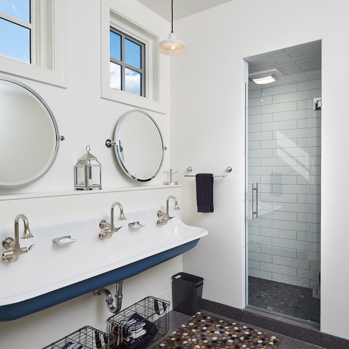 Double Faucet Trough Sink Ideas - Photos & Ideas | Houzz