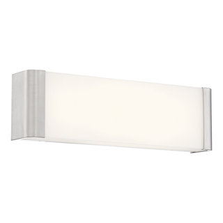 Access Lighting Origin LED Vanity 62504LEDD-BS/FST, Brushed Steel - Transitional - Bathroom ...