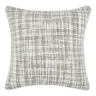 Baxter Woven 22" Throw Pillow, Blue by Kosas Home - Contemporary ...