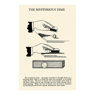 "The Mysterious Dime" Digital Paper Print by Retromagic, 17"x24", 29 ...