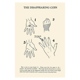 The Disappearing Coin, 20" x 30" - Traditional - Prints And Posters ...