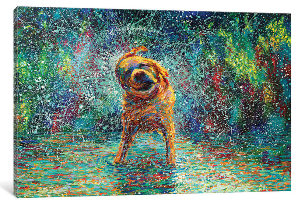 Shakin' Jake by Iris Scott Art Print, 26" x 40" x 1.5" - Contemporary ...