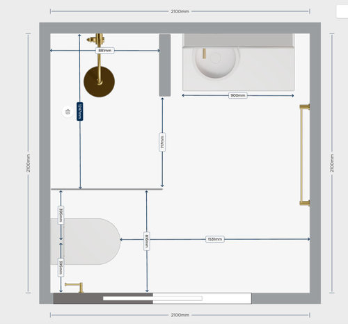Ensuite layout dilemma | Houzz AU