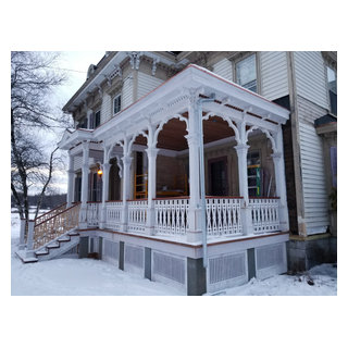 Gothic Revival Porch - Victorian - Verandah - New York - by Rocco ...
