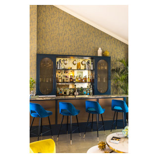 One Step Down Cocktail Lounge - Midcentury - Home Bar - Orange County ...