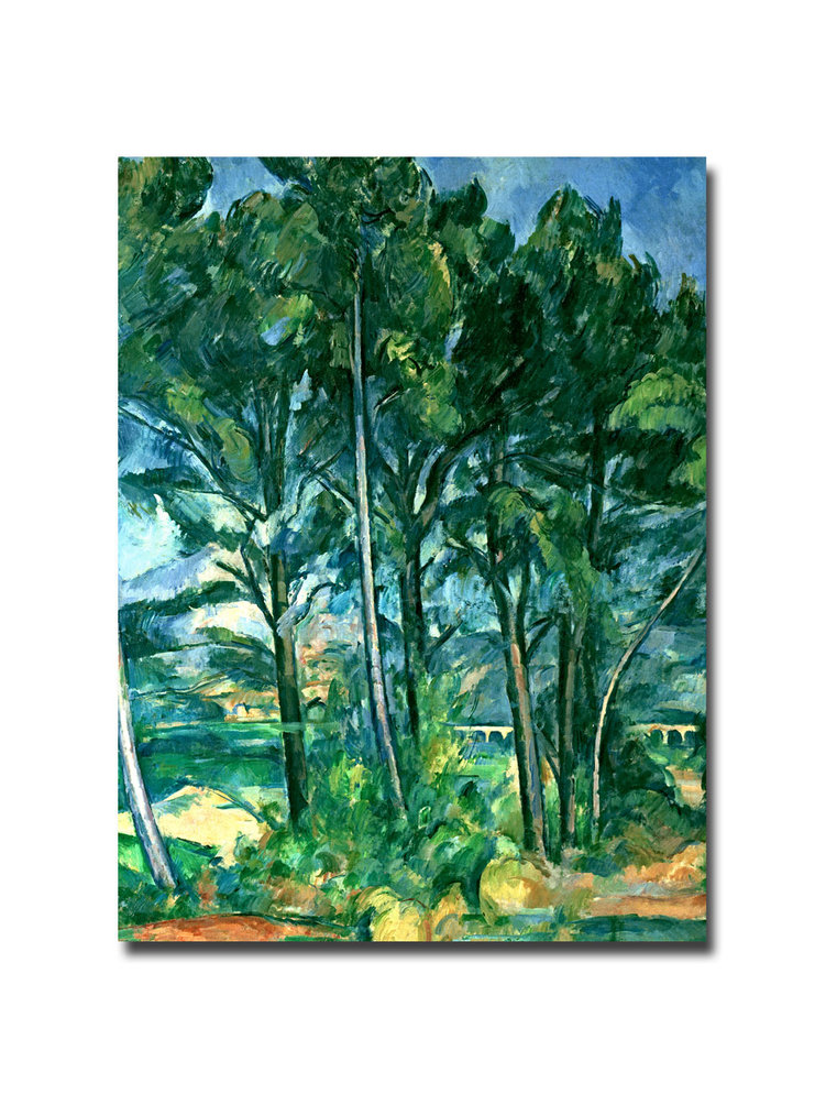 'The Aqueduct' Canvas Art by Paul Cezanne, 24" x 32" - Traditional ...