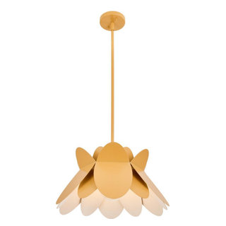 Naturally Inspired Flor Steel Pendant Lamp - Contemporary - Pendant ...