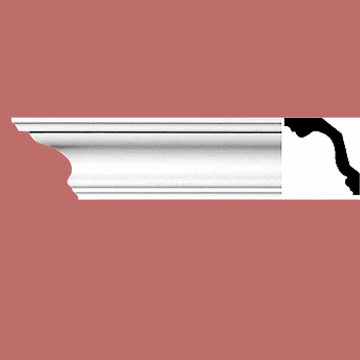 Cornice White Urethane Ver Sur Mer Simple Design 8 Pieces Totaling 752 ...