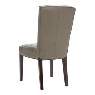 Ken 19''H Leather Side Chair (Set Of 2), Hud8200B-Set2 - Transitional ...