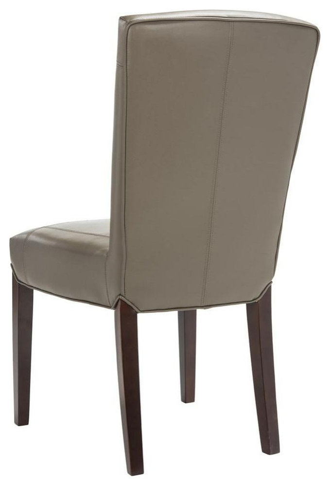 Ken 19''H Leather Side Chair (Set Of 2), Hud8200B-Set2 - Transitional ...