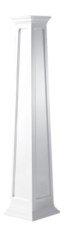 Endura-Craft Craftsman Classic, Square Tapered, Recessed Panel Column ...