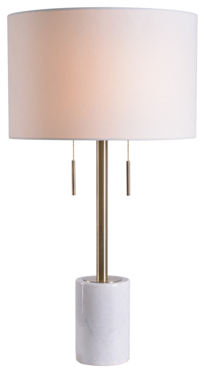 Kenroy 33244AB 2-Light Table Lamp, Polar - Transitional - Table Lamps ...