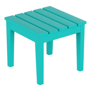 Palms Modern Adirondack Square Outdoor Side Table - Contemporary ...