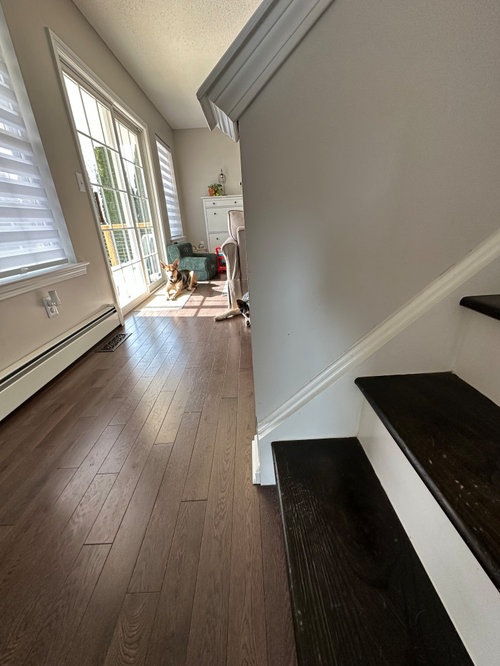 Awkward space for baby gate!