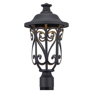 Progress Lighting Leawood LED 1-Light Post Lantern, Black, P540037-031 ...