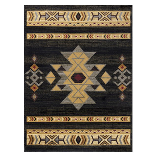 Yellowstone YLS4004 Black 7 ft. 10 in. x 10 ft. 3 in. Southwest Area ...