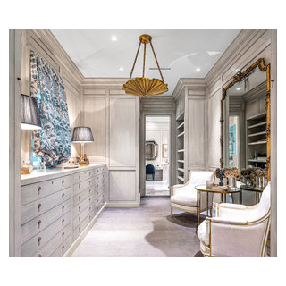 Her Dressing Closet Sitting - Tropical - Closet - Miami - by Angela ...