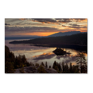 Mike Jones Photo 'Emerald Bay' Canvas Art, 22"x32" - Contemporary ...