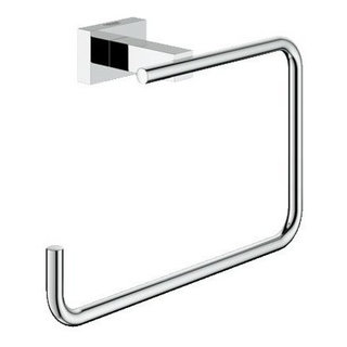 Grohe 40 510 1 Essentials Cube 7-5/16" Wall Mounted Towel Ring ...