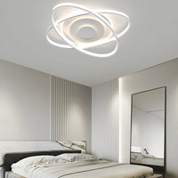 Round LED Ceiling Light For Living Room, Dining Room, Study, L21.7xw21 ...