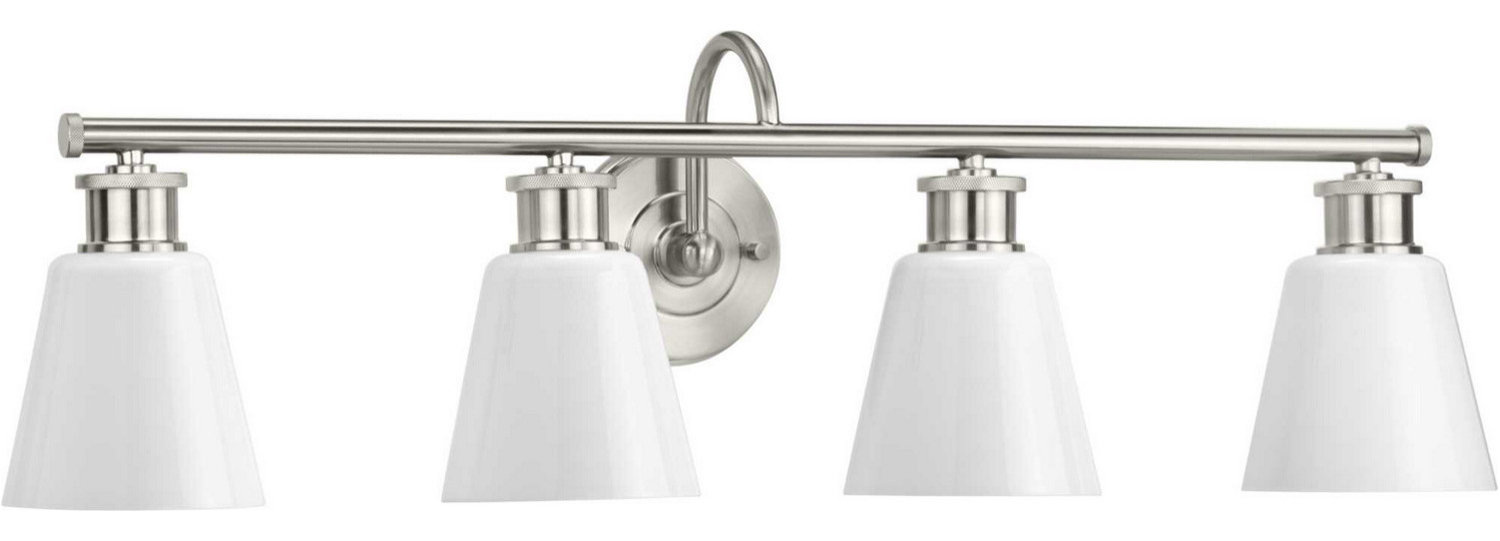 Ashford Four Light Bath Bracket, Brushed Nickel - Transitional ...