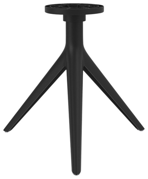 Mari-Sol, Table Base, 3 Leg Base, 19.75", Fixed/Powder Coated Cast ...