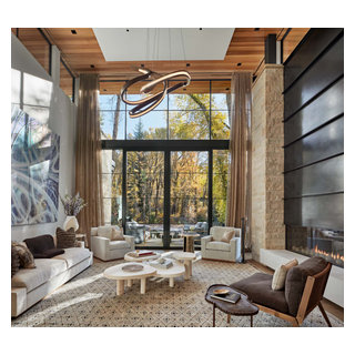 Riparian Retreat - Contemporary - Living Room - Denver - by Forum Phi Architecture | Interiors ...