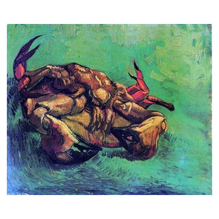 Vincent Van Gogh Crab on Its Back - 20" x 25" Premium Canvas Print ...