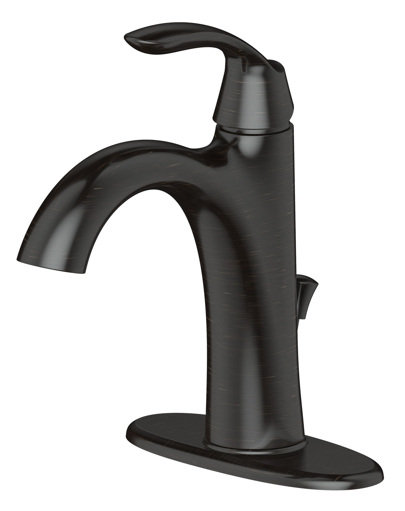 Arts et Metiers Single Handle Single-Hole Bathroom Faucet with Drain in ...