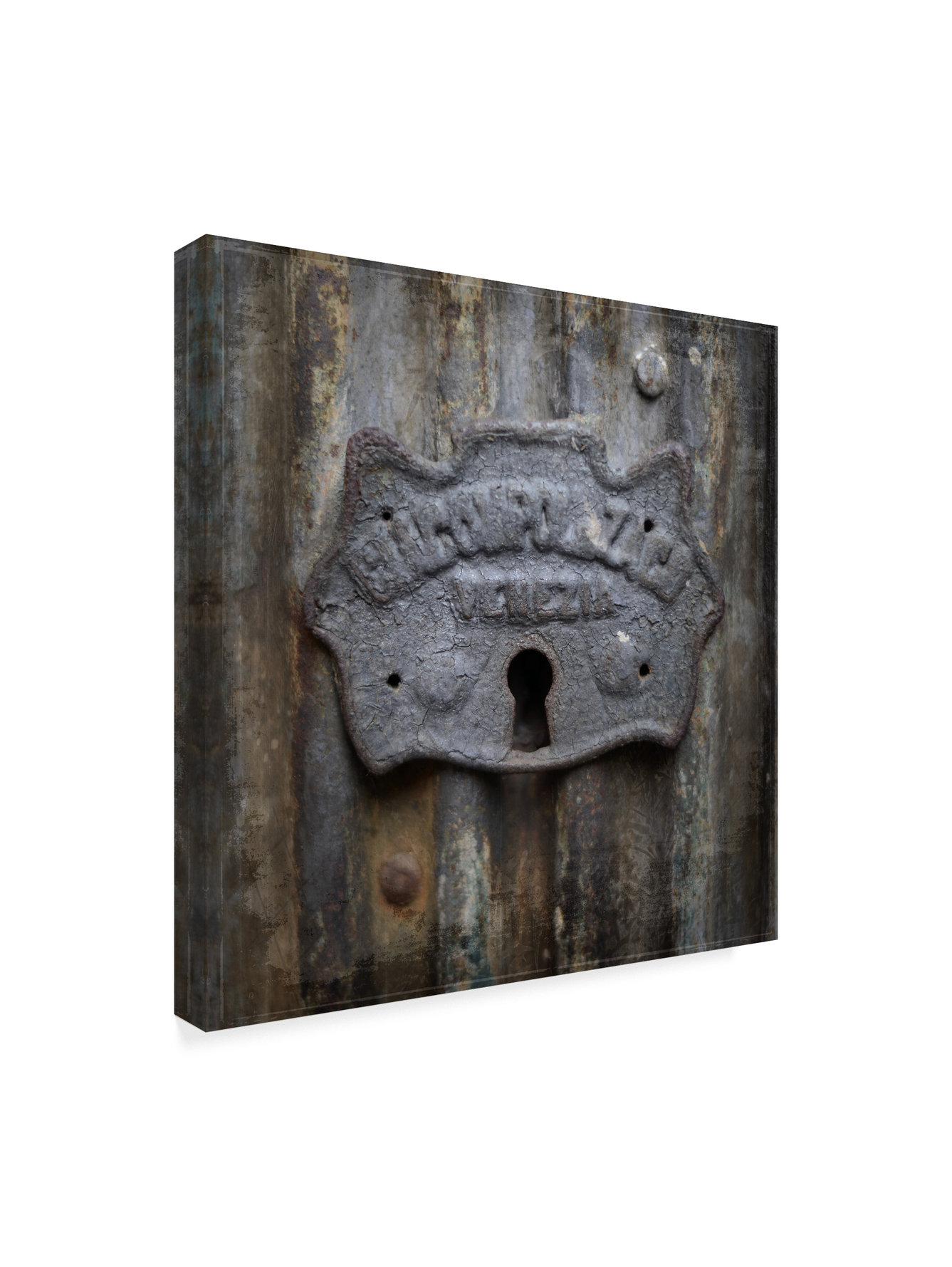 "Keyhole" by Lightboxjournal, Canvas Art, 24"x24" - Rustic - Prints And ...