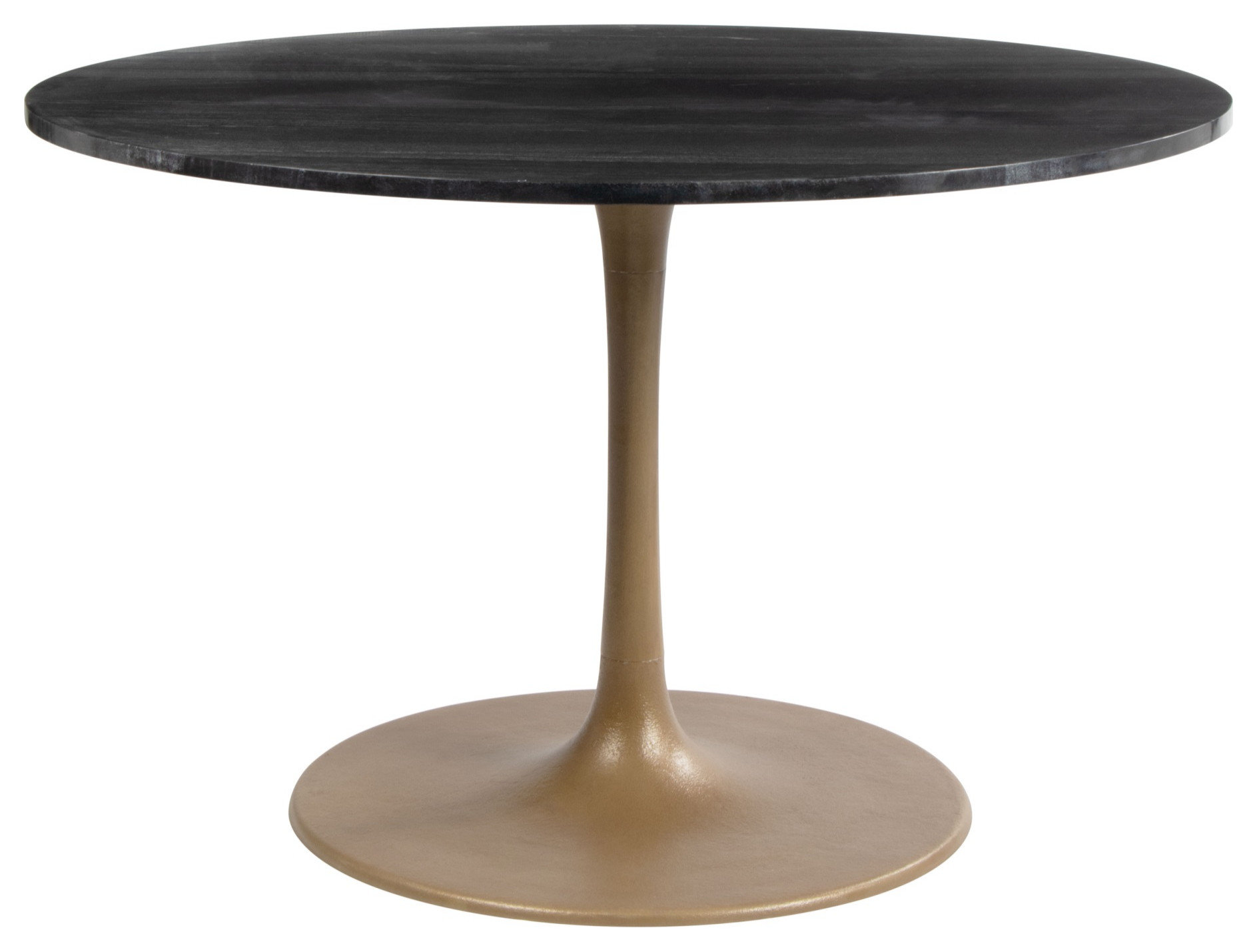 Taj Dining Table Black and Gold - Midcentury - Dining Tables - by ...