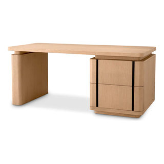 Oak Contemporary Desk | Eichholtz Modesto - Transitional - Desks And ...