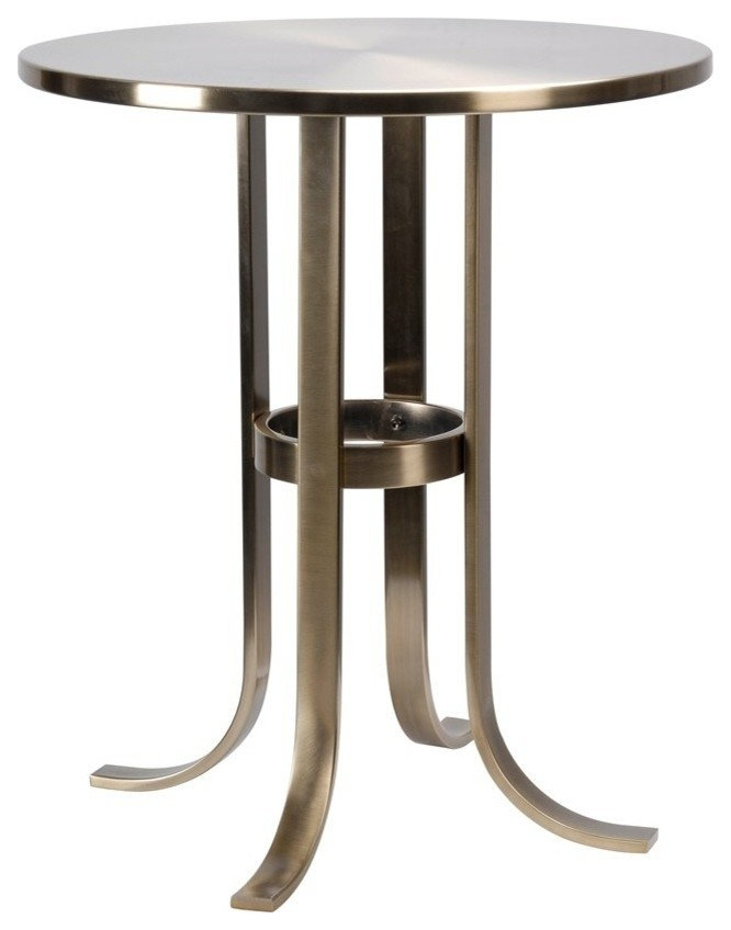 Kenroy Home Riser Accent Table, Antique Brass, 65026AB - Transitional ...