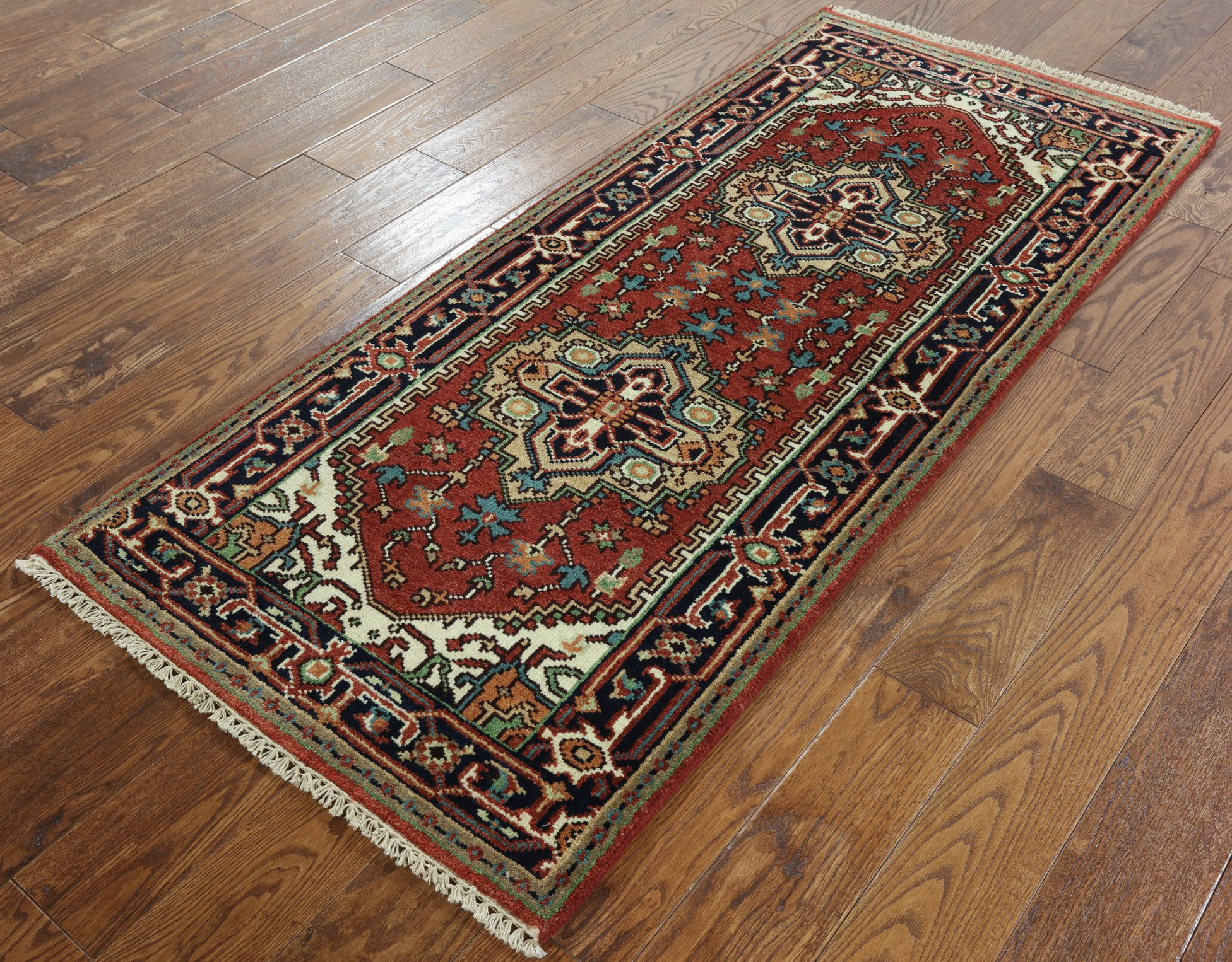 3x6 Runner Heriz Rug, P1631, 2'7"x6'1" - Mediterranean - Hall And Stair ...